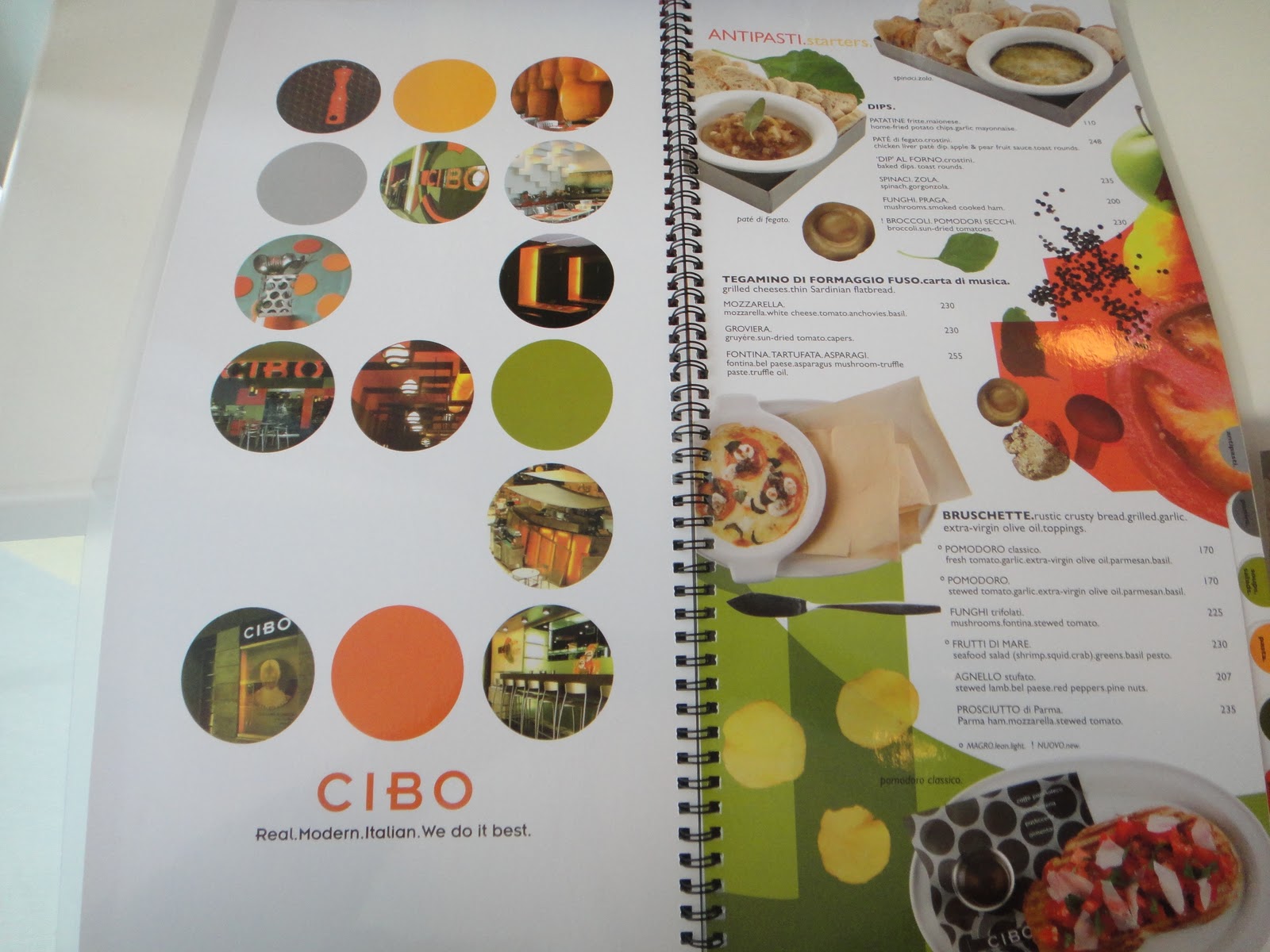 Everyday Food Bites: CIBO: Spinaci Zola, Linguine Alla Ghiotto, Penne ...