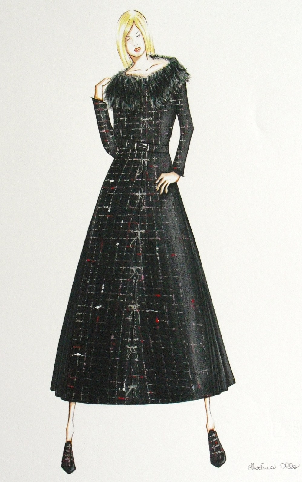 Martina Olla Fashion Design: Figurini di moda collezione A/I 2005/06