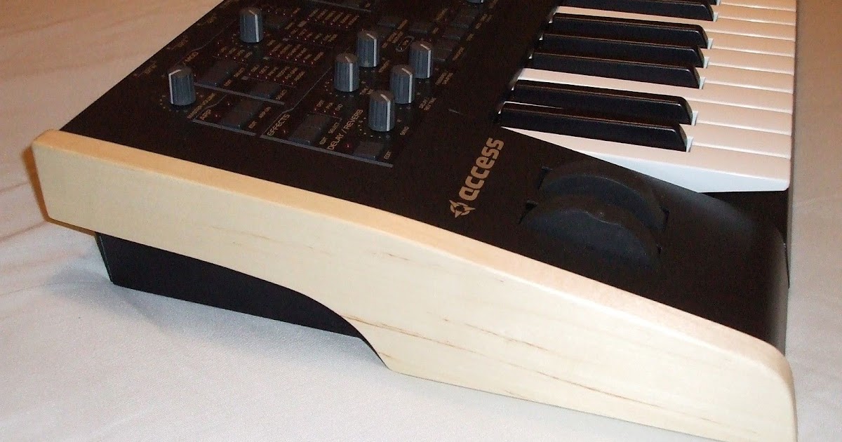 MATRIXSYNTH: Access Virus KC Synth with Custom Polished Light Hard Wood ...