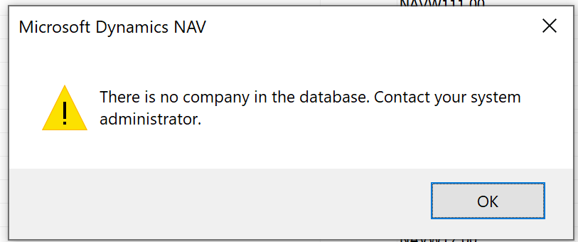 Microsoft Dynamics NAV/Business Central: Dynamics NAV login error ...