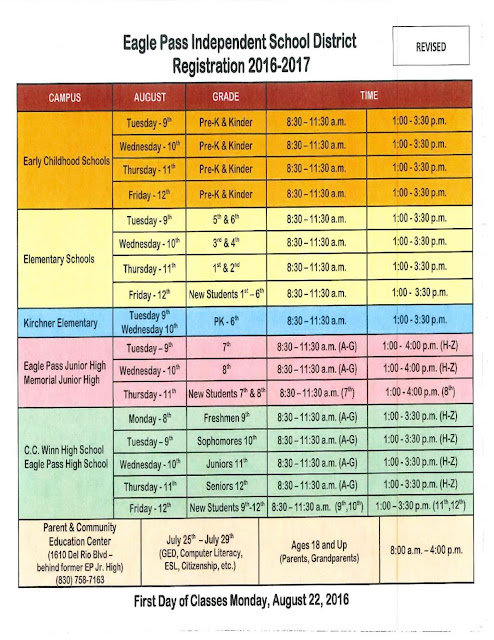 Eagle Pass ISD - iVision: EPISD Registration 2016-2017