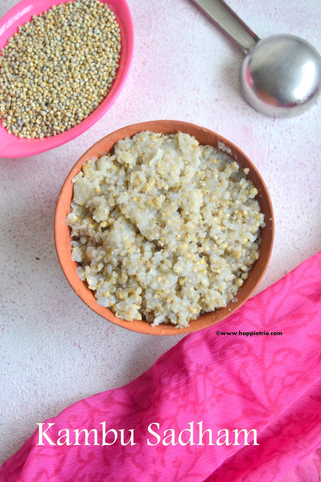 Kambu Sadham Recipe | Bajra Rice | Pearl Millet Rice | How to Cook ...