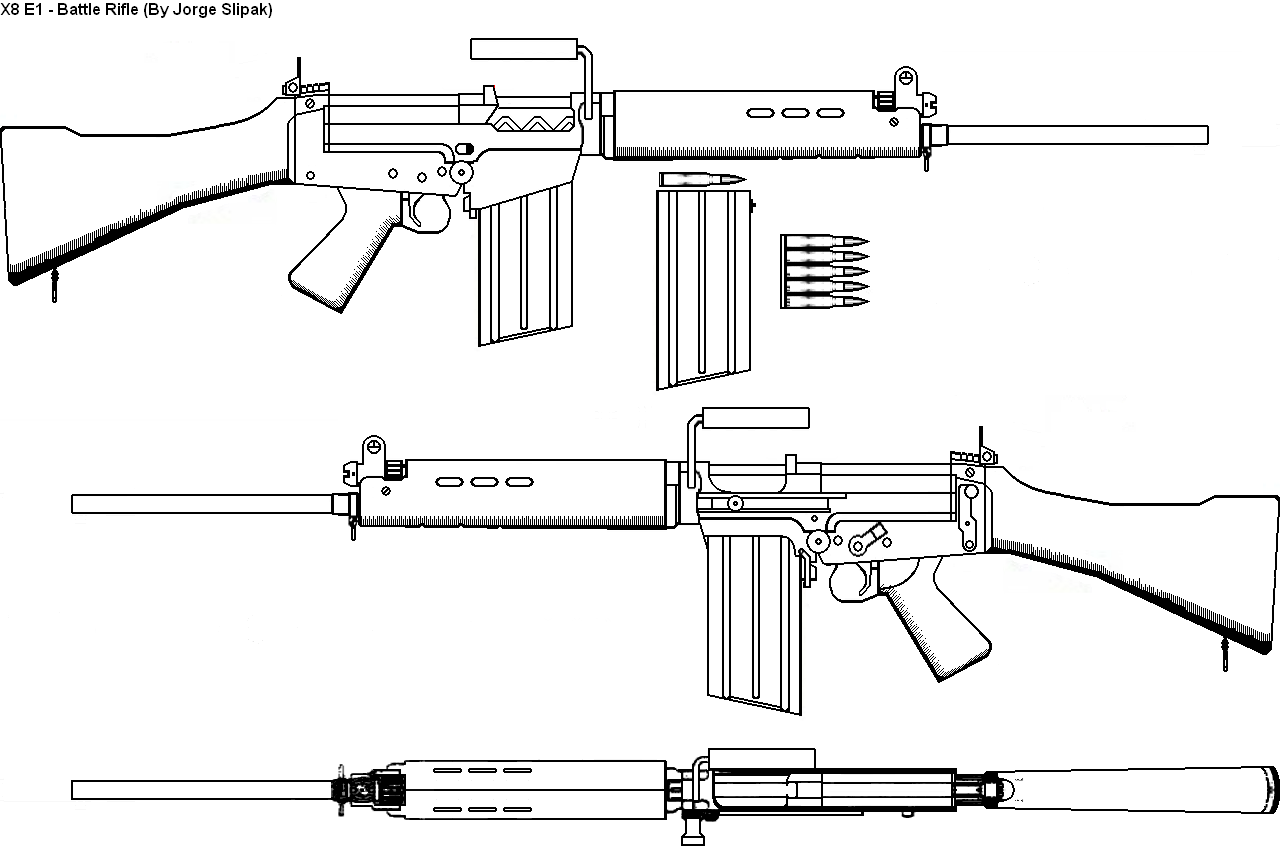 THE L1 A1 INFANTRY RIFLE BLUEPRINTS