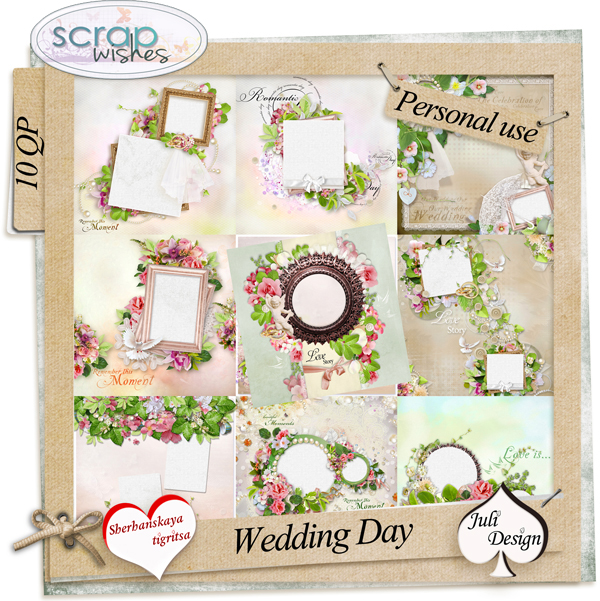 Design SLubo4ka: KIT Wedding Day by Juli Design & Sherhanskaya tigritsa
