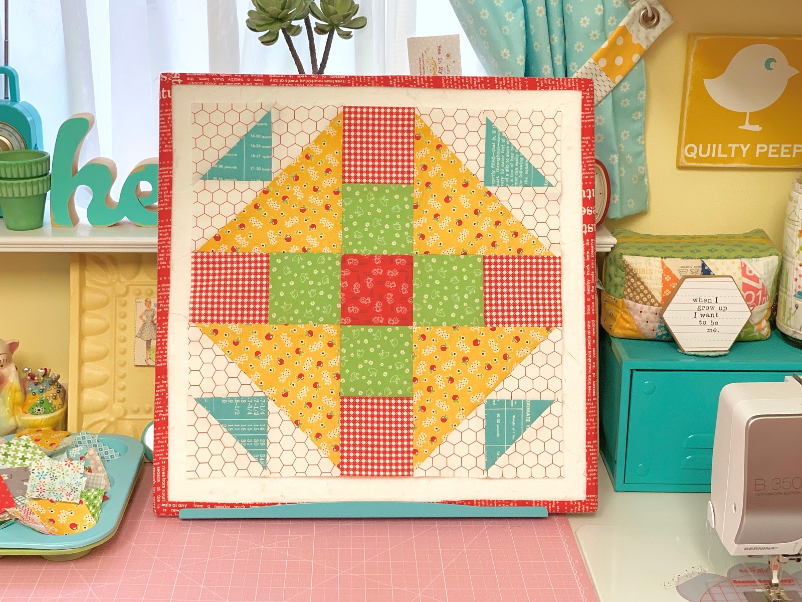 Bee In My Bonnet: Vintage Block Along - Week 19 - Picnic Block!!