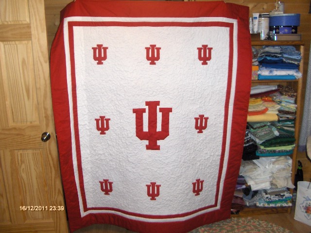 Eye of the Needle Ministry: IU Quilt and Pillows