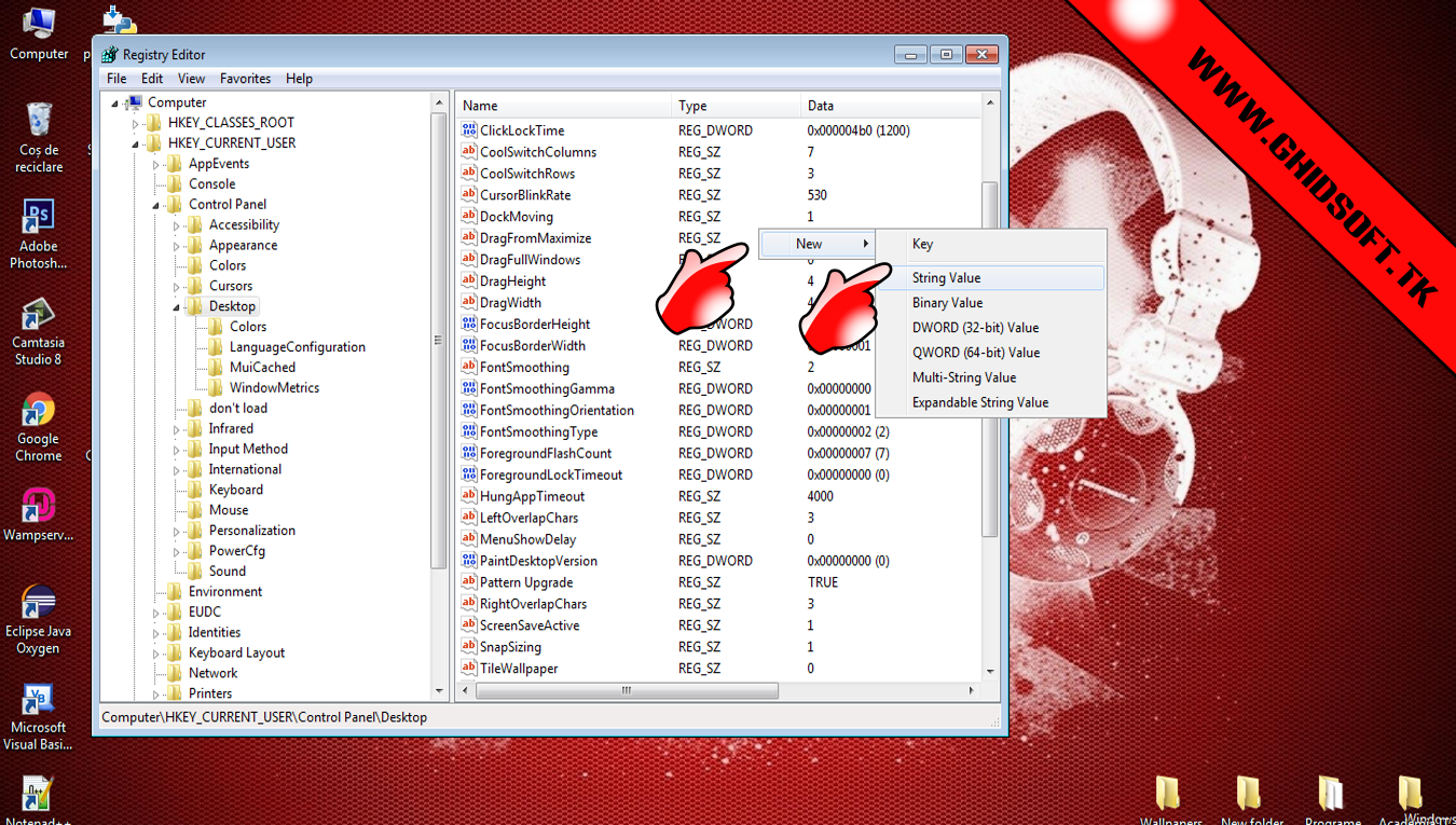 Optimizare windows prin schimbare Setari Registry | GhidSoft.Ro ...