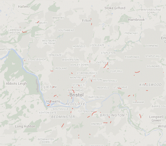 Bikemapper: Bristol's Strategic Cycling Network