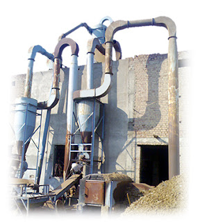 Particle Board Manufacturing Process.: Detail Of Machinery For Particle ...