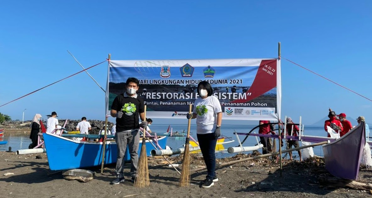 PT Pertamina Integrated Terminal Bitung, Ikut Bersih-Bersih Pantai Los ...
