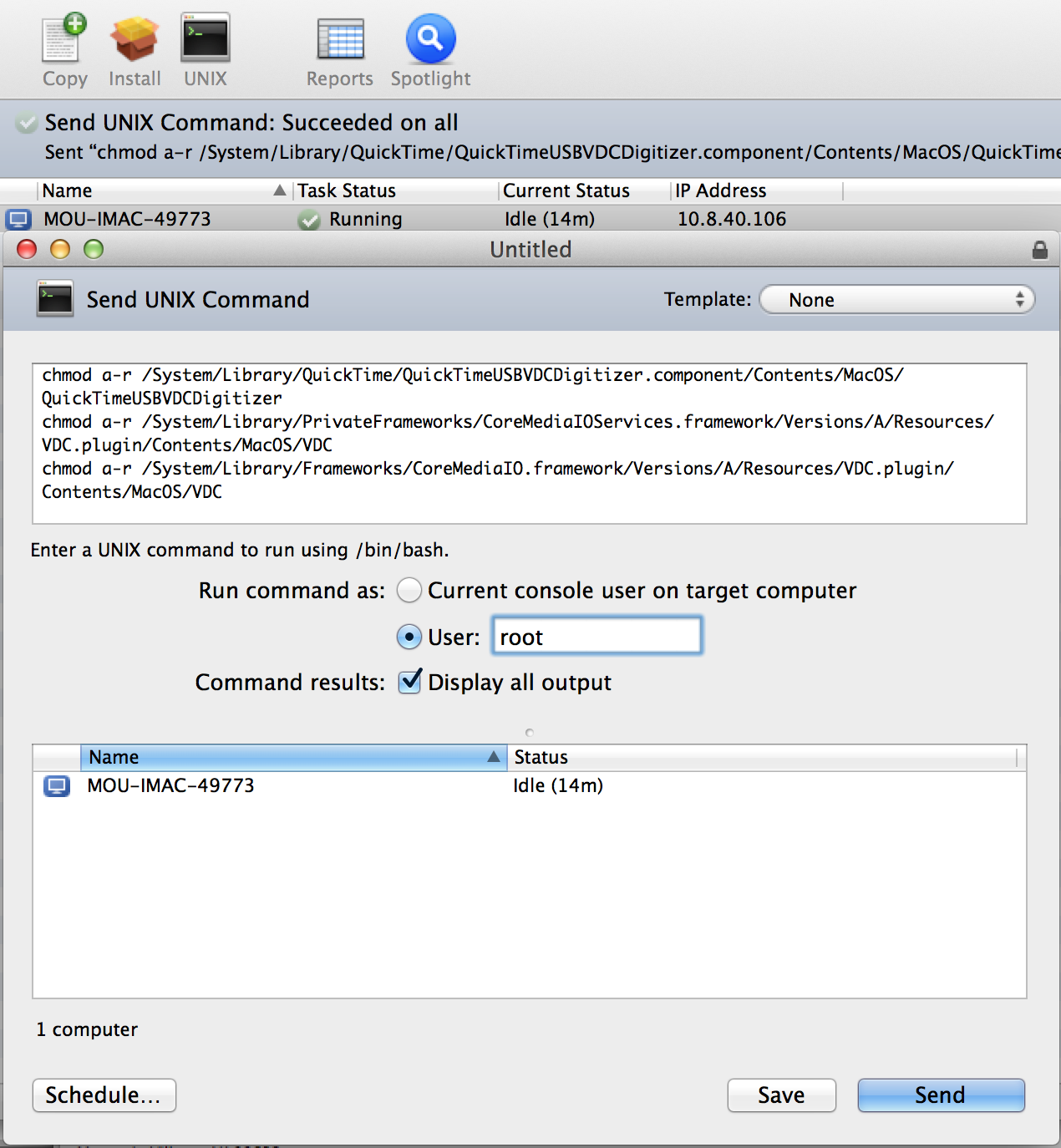 MrB's Tech Corner: ARD Unix Command Lines