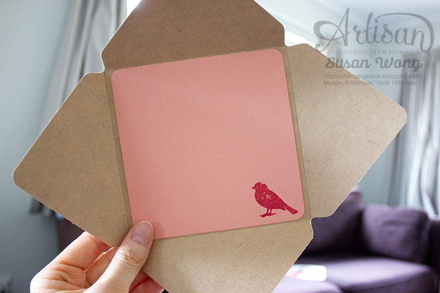 Happiness Envelope Card - Stampin' Up! Artisan Blog Hop