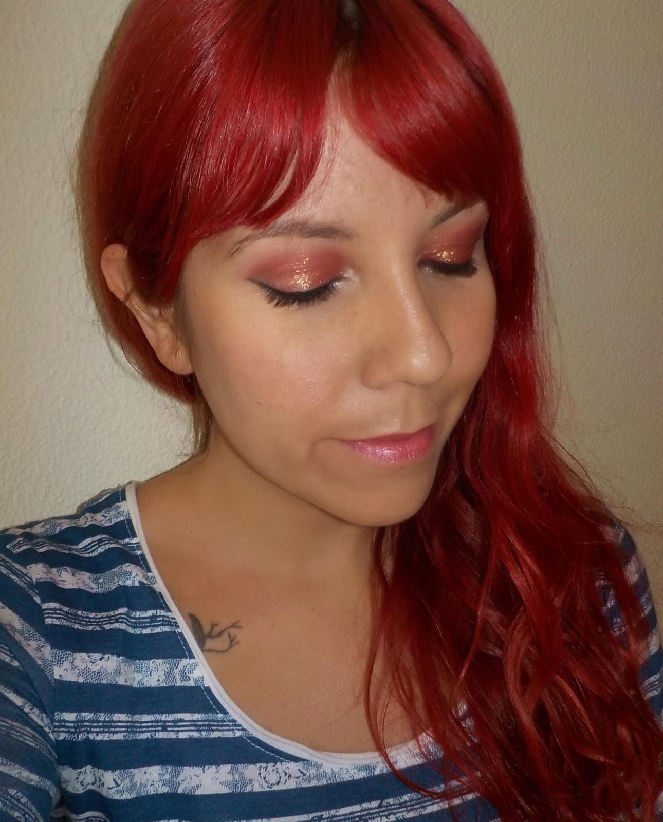 * Freak Muffin *: Look rojizo: Fire in my eyes