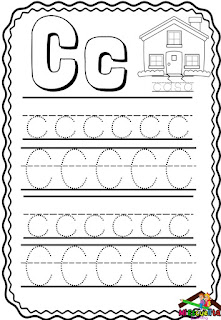 trazo de las letras del abecedario