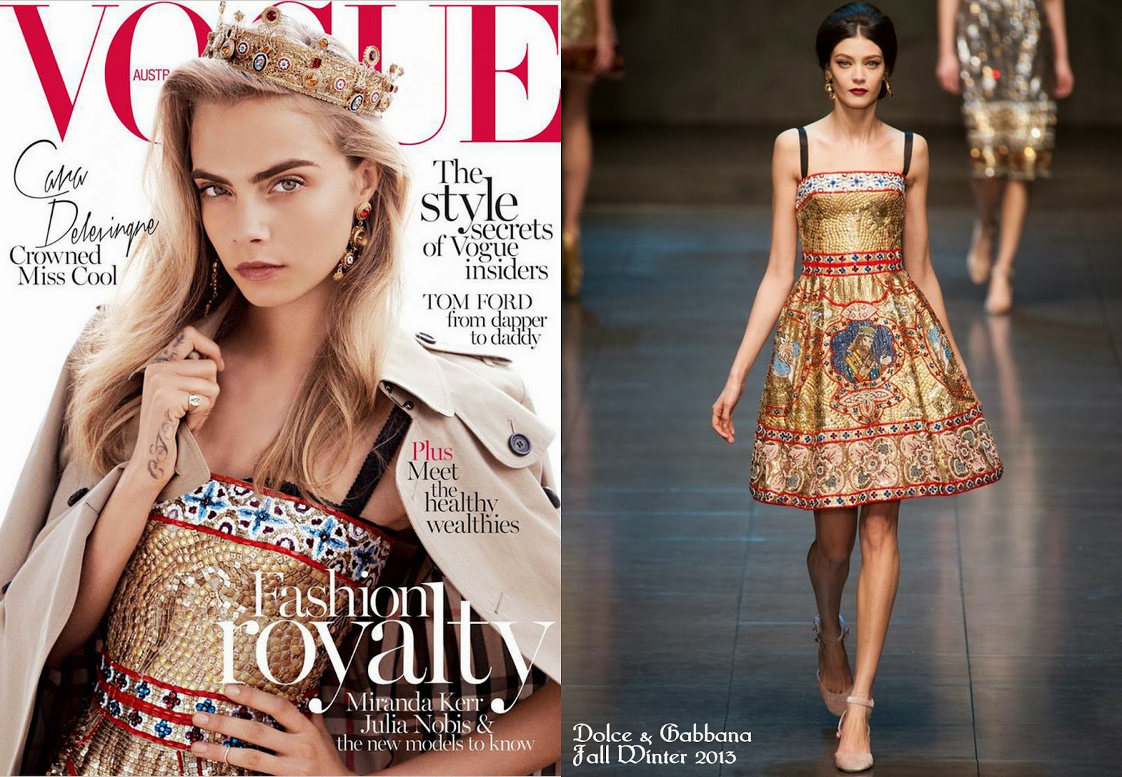 Cara Delevingne Italian Vogue