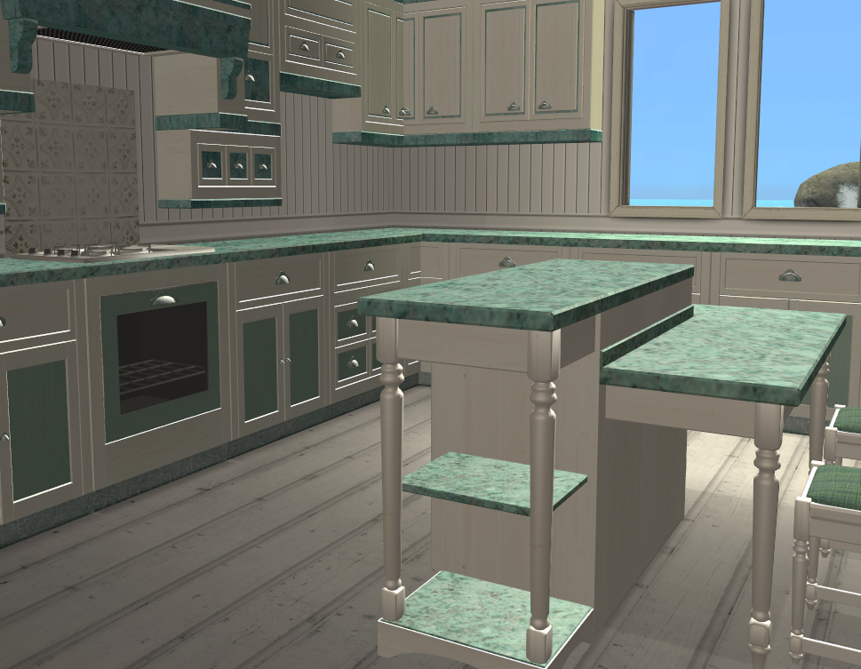 Country For The Sims 2: Sims Design Avenue Campagne kitchen set Recolor