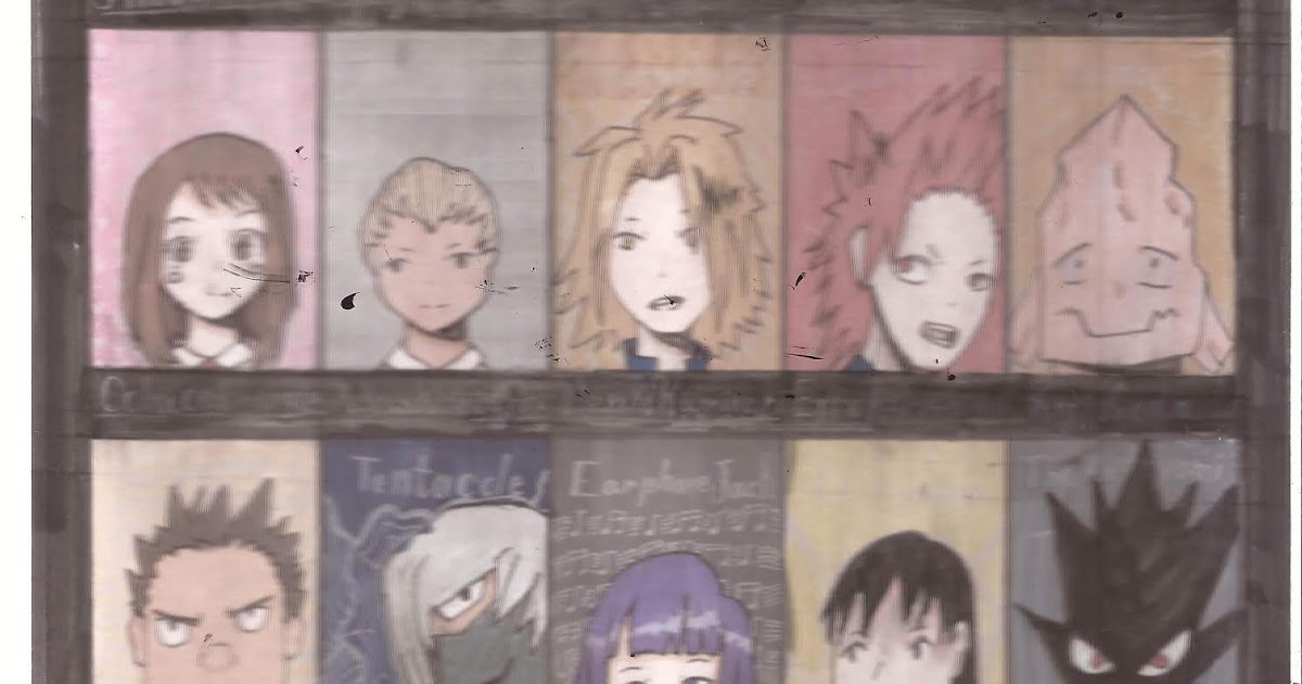 The Legend Of Fanart: Bnha Class 1A