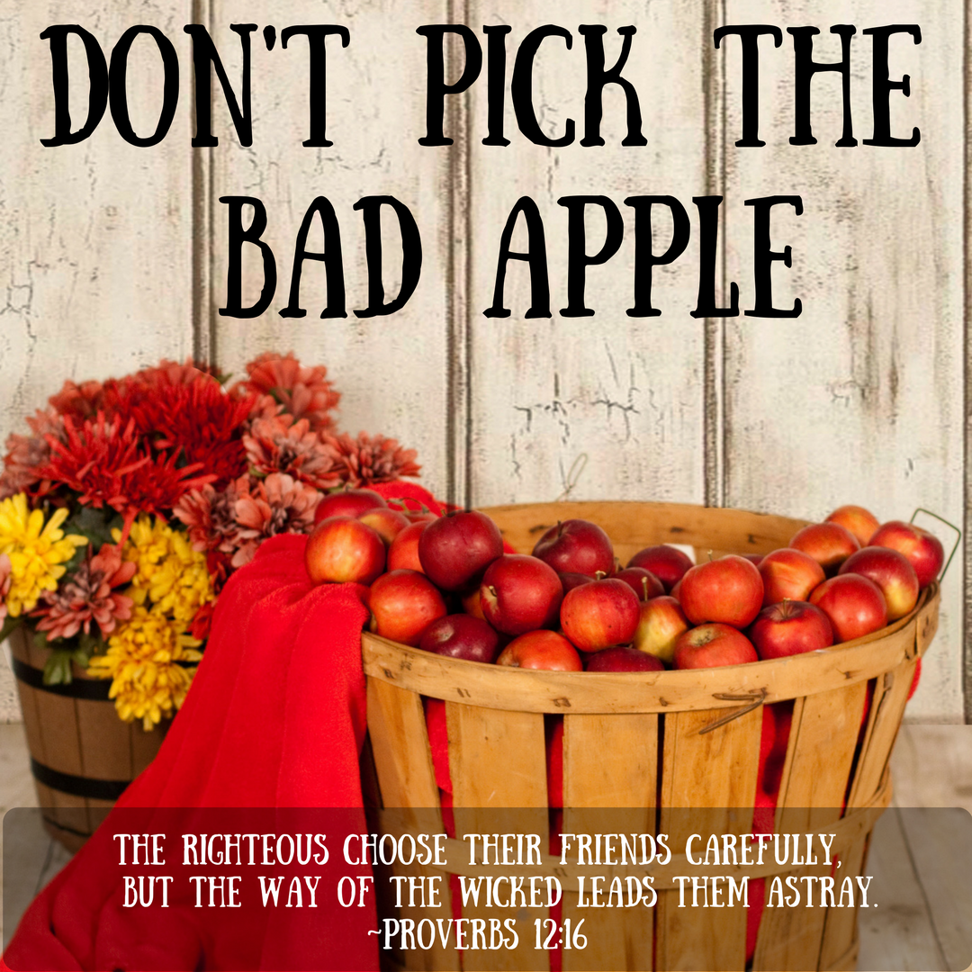 LET'S GET REAL: Don't Pick the Bad Apple {Free Printables}
