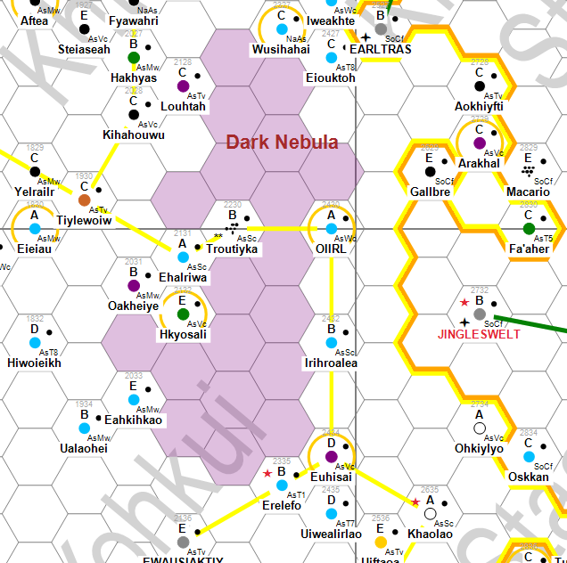 The Great Dungeon of the North: Placing the Nebula in Dark Nebula