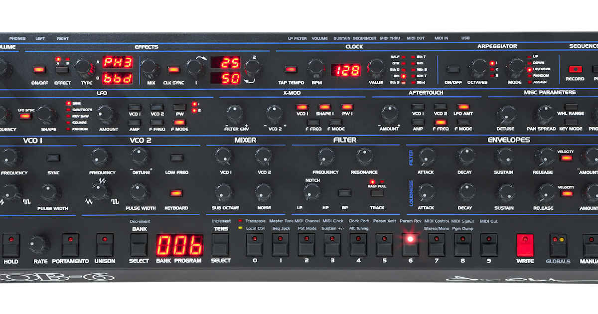 MATRIXSYNTH: Dave Smith Officially Announces The OB-6 Desktop Analog ...