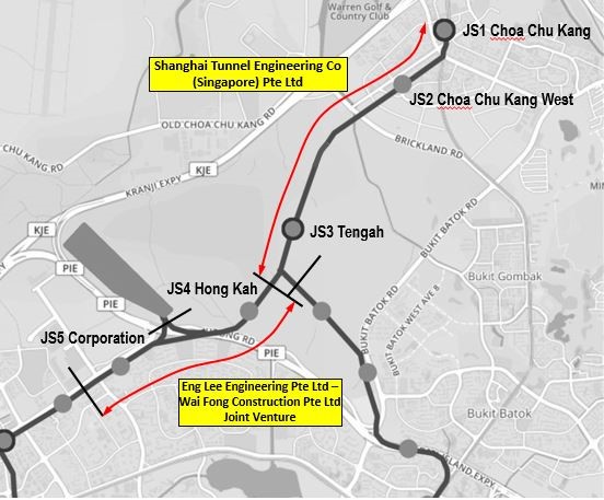 Jurong Region Line Construction