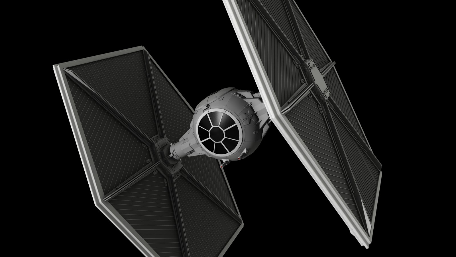 Boon3D: Rendering the Tie fighter.