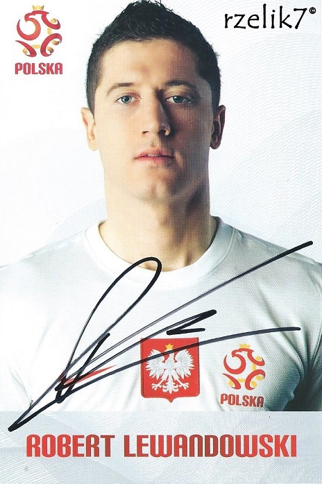 rzelik7 - autografy (autographs collection): Robert Lewandowski