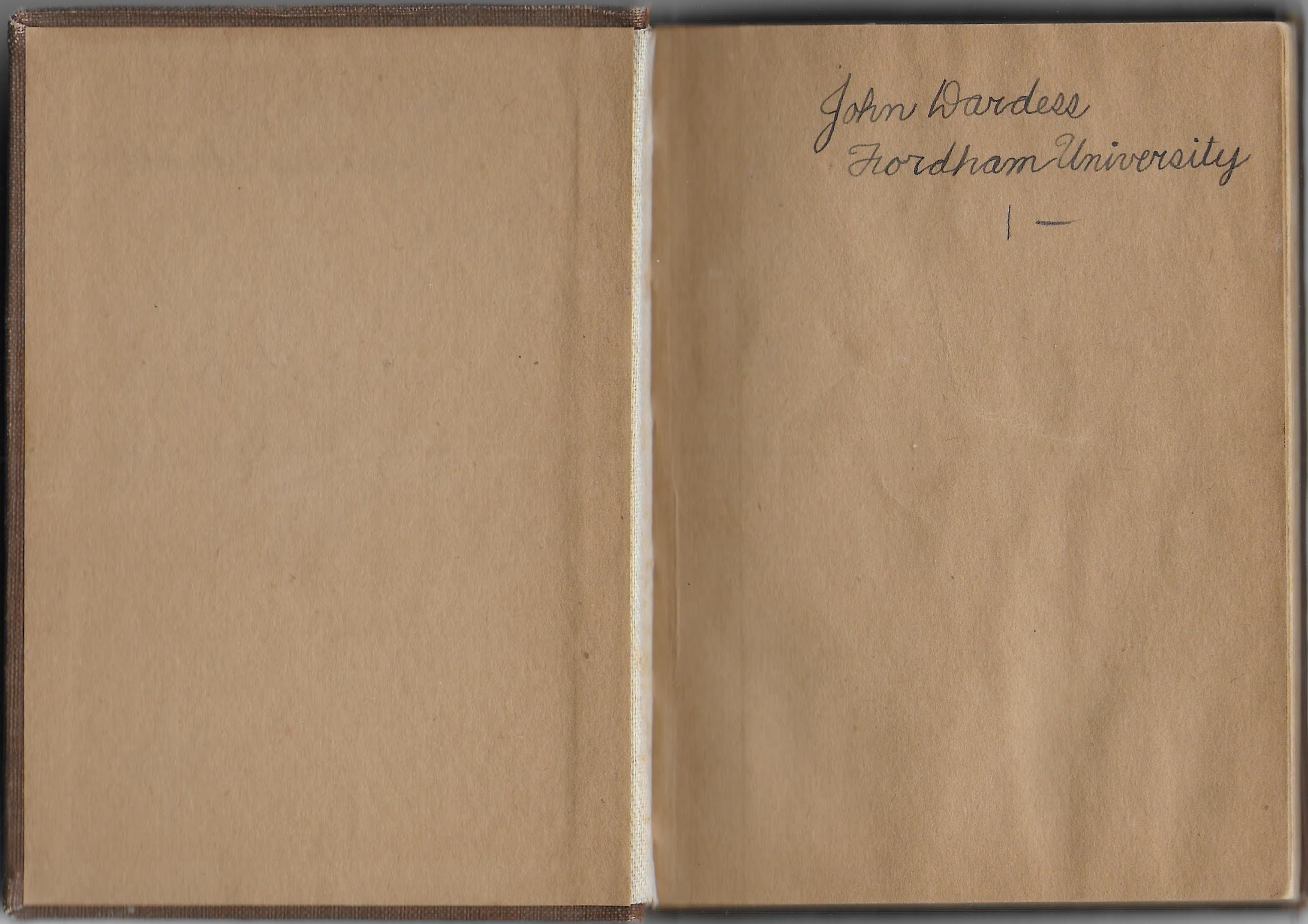 Heirlooms Reunited: Book that Belonged to Dr. John Dardess (1904-1990 ...