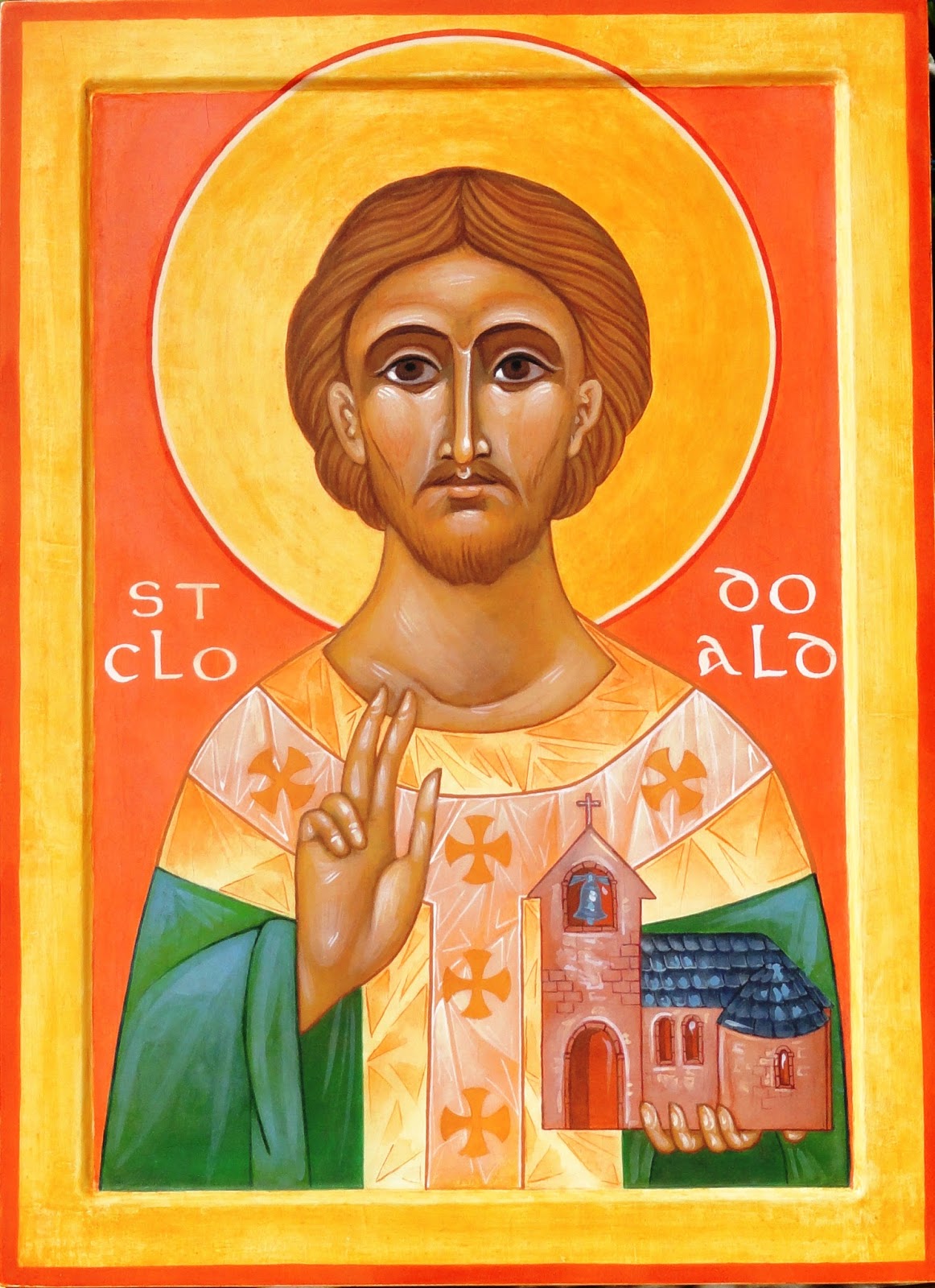 ORTHODOX CHRISTIANITY THEN AND NOW: Saint Cloud of Paris (+ 560)