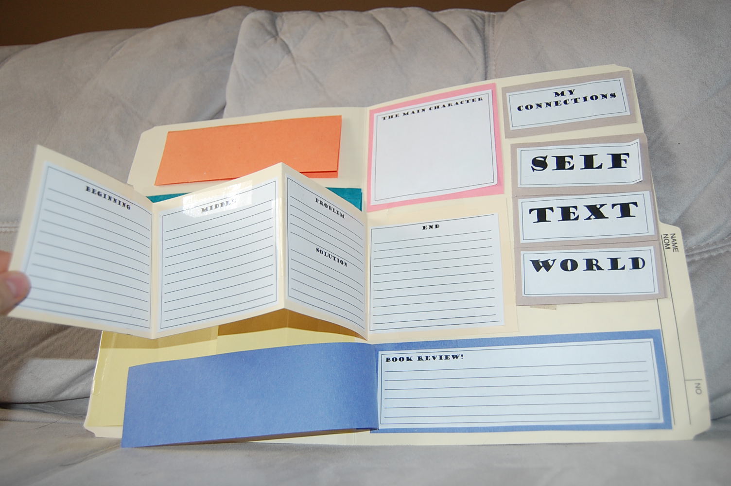 Thinking of Teaching: Interactive Reading Portfolio (Freebie)