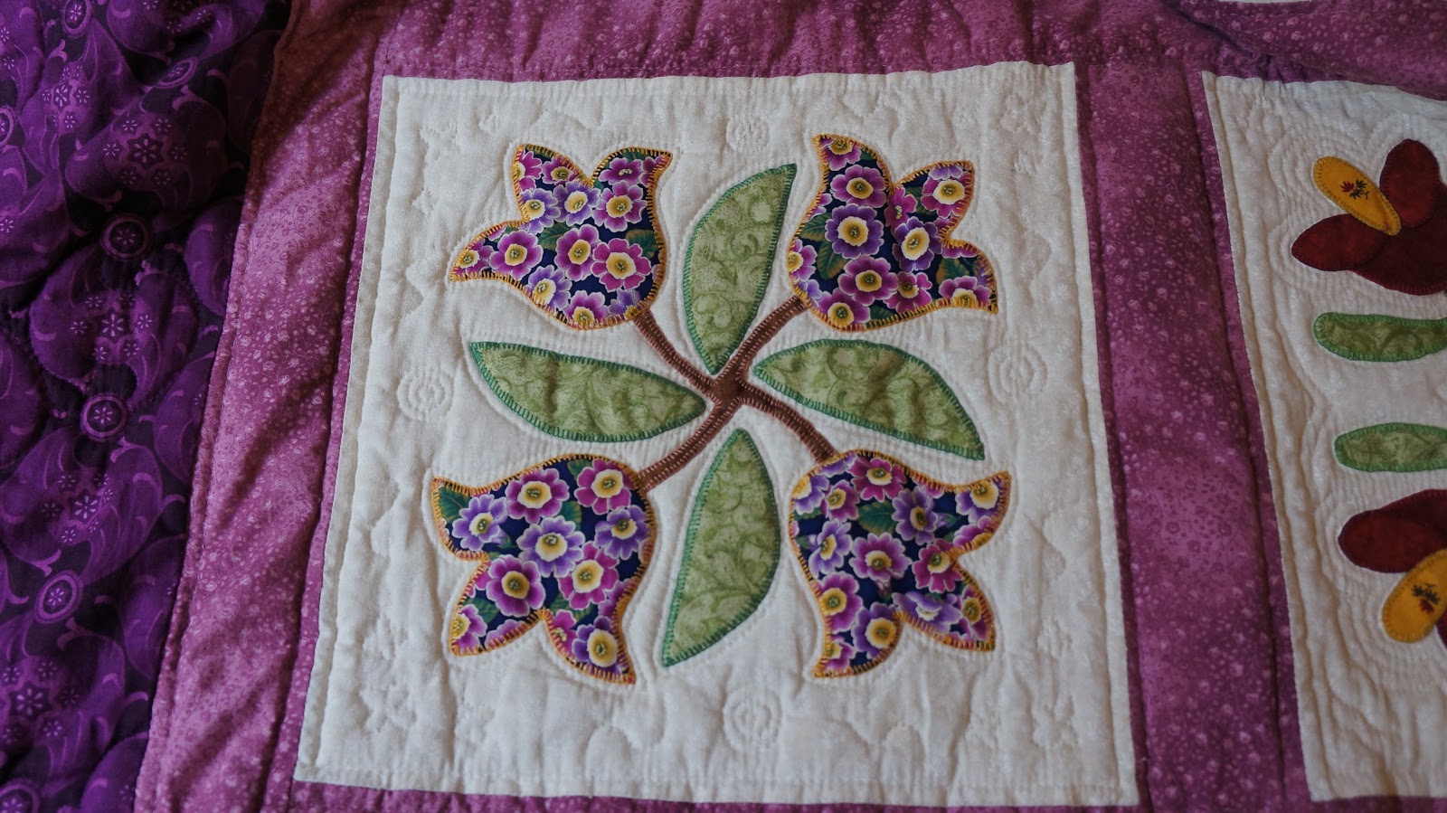 SOLI MULTILABORES - LABORES A MANO: COLCHA PATCHWORK DE FLORES - MARIA ...