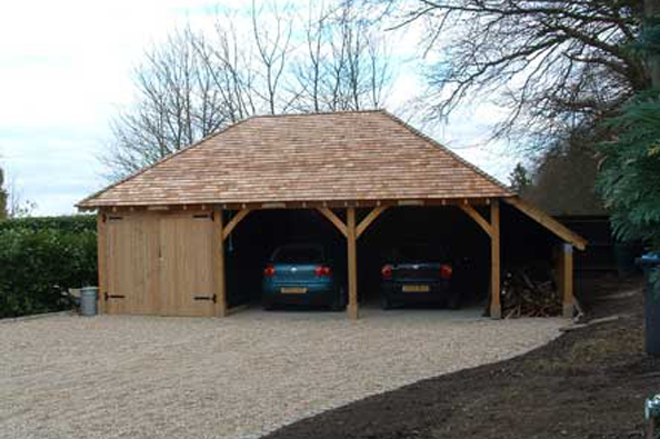 Simon Bowler Bespoke Garden Architecture: Wooden Garages | Yorkshire