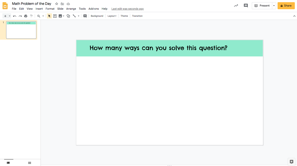 making math problems digital for distance learning - a minimalist teacher