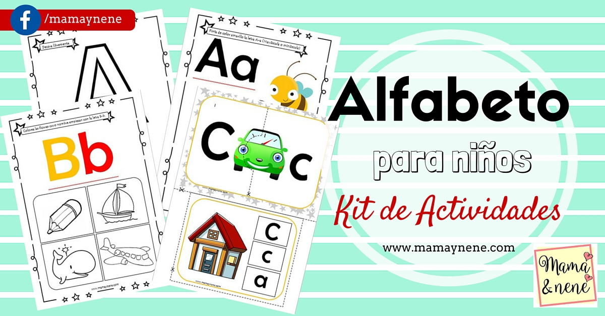 Alfabeto para niños: Kit de Actividades | Mamá&nené - Maternidad y ...