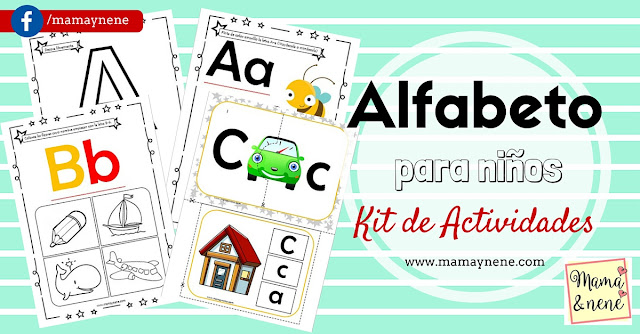 Alfabeto para niños: Kit de Actividades | Mamá&nené - Maternidad y ...