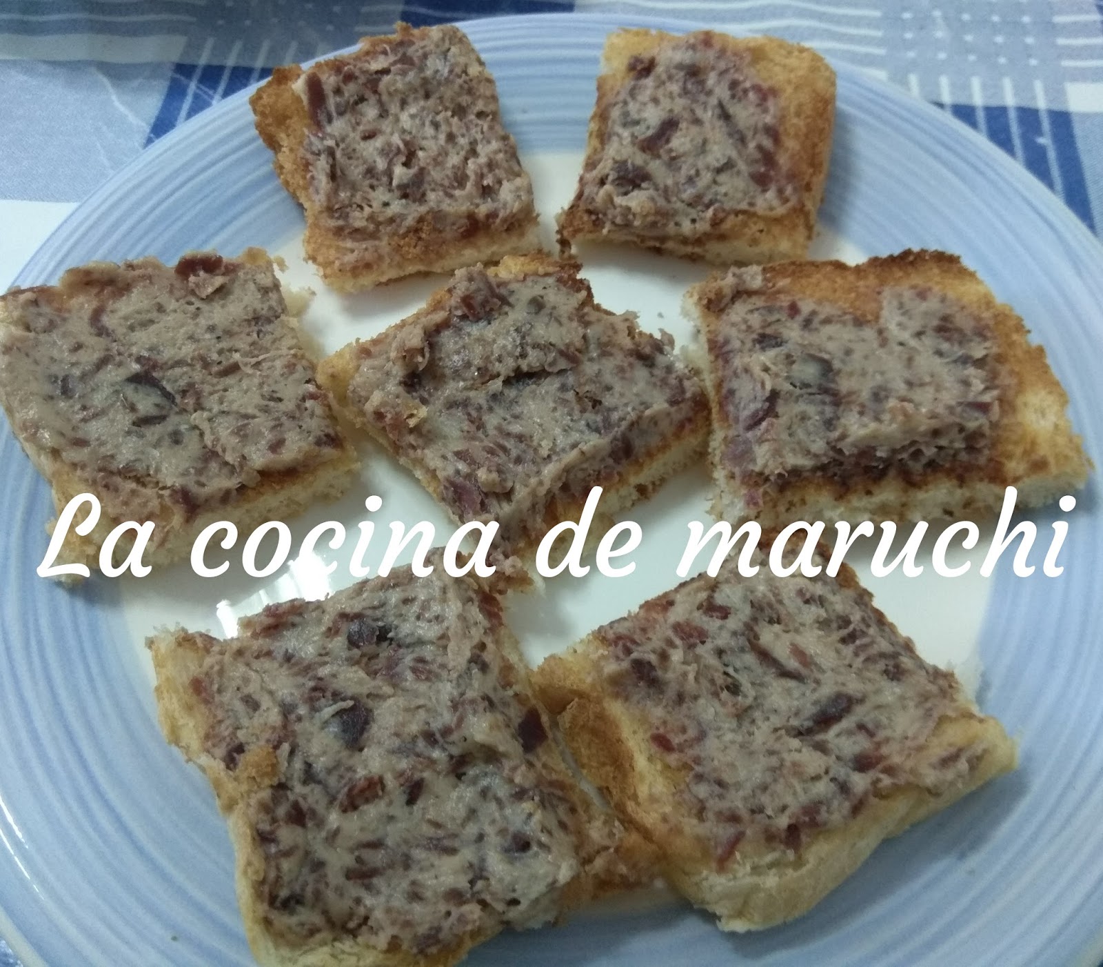la cocina de maruchi: El paté de Cecina de Isabel.