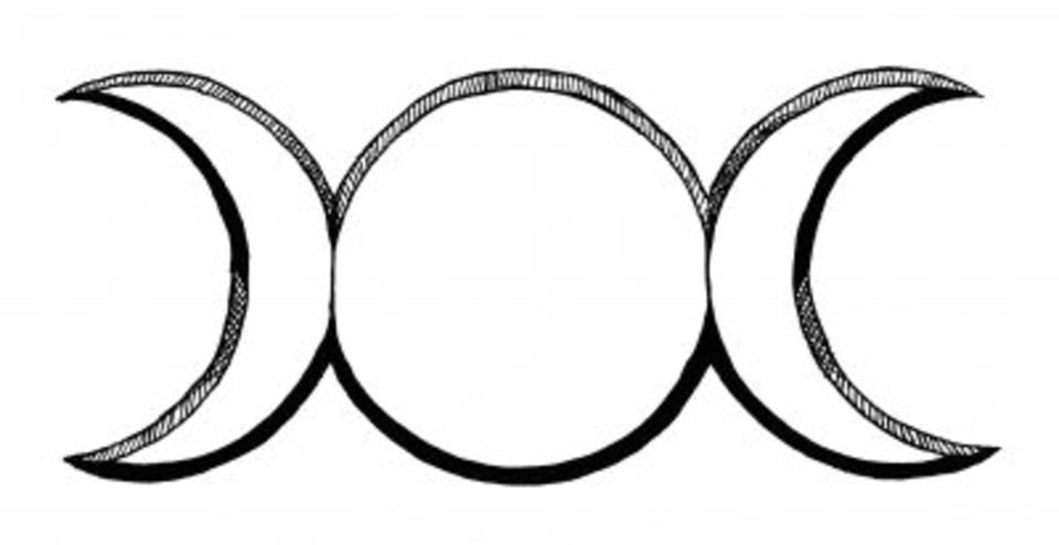 Writer's Within!: Triple Moon Symbol & Goddess