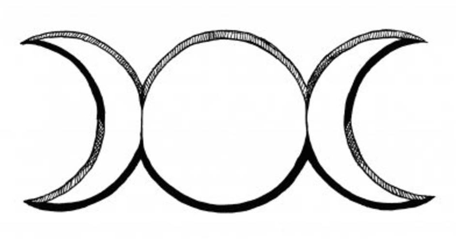 Writer's Within!: Triple Moon Symbol & Goddess