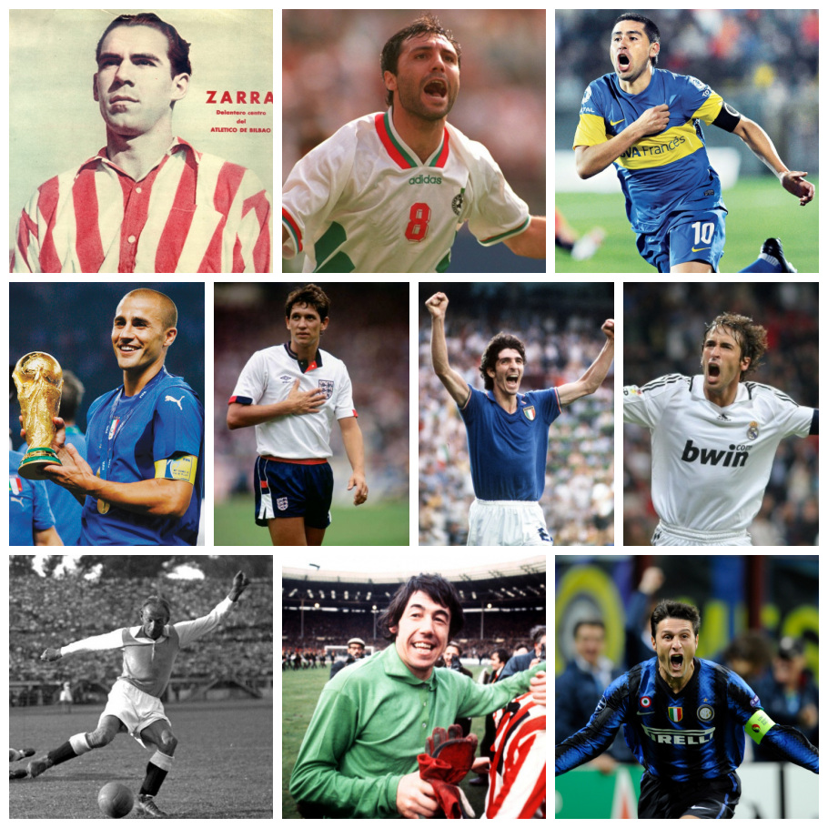TFHB 100 Best Men's Footballers of All-Time: 100-33
