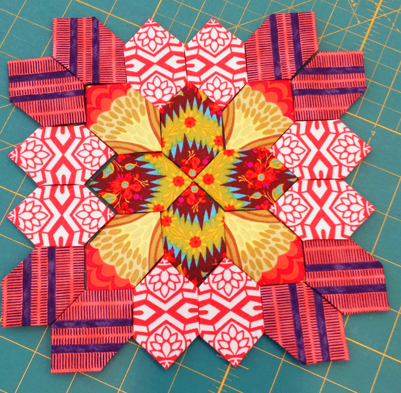 Quilternity's Place: Lucy Boston blocks 1 - 4