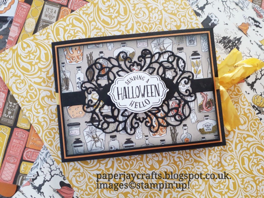 PaperJay Crafts: Monster Bash Pop and Twist Halloween Card