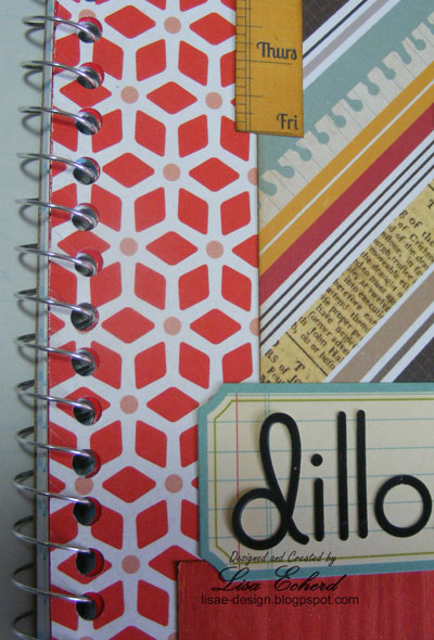 Lisa E Design Blog: School Notebook Covers