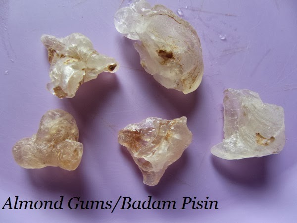 Priya's Virundhu: Badam Pisin With Milk/How to use Badam Pisin[Almond ...