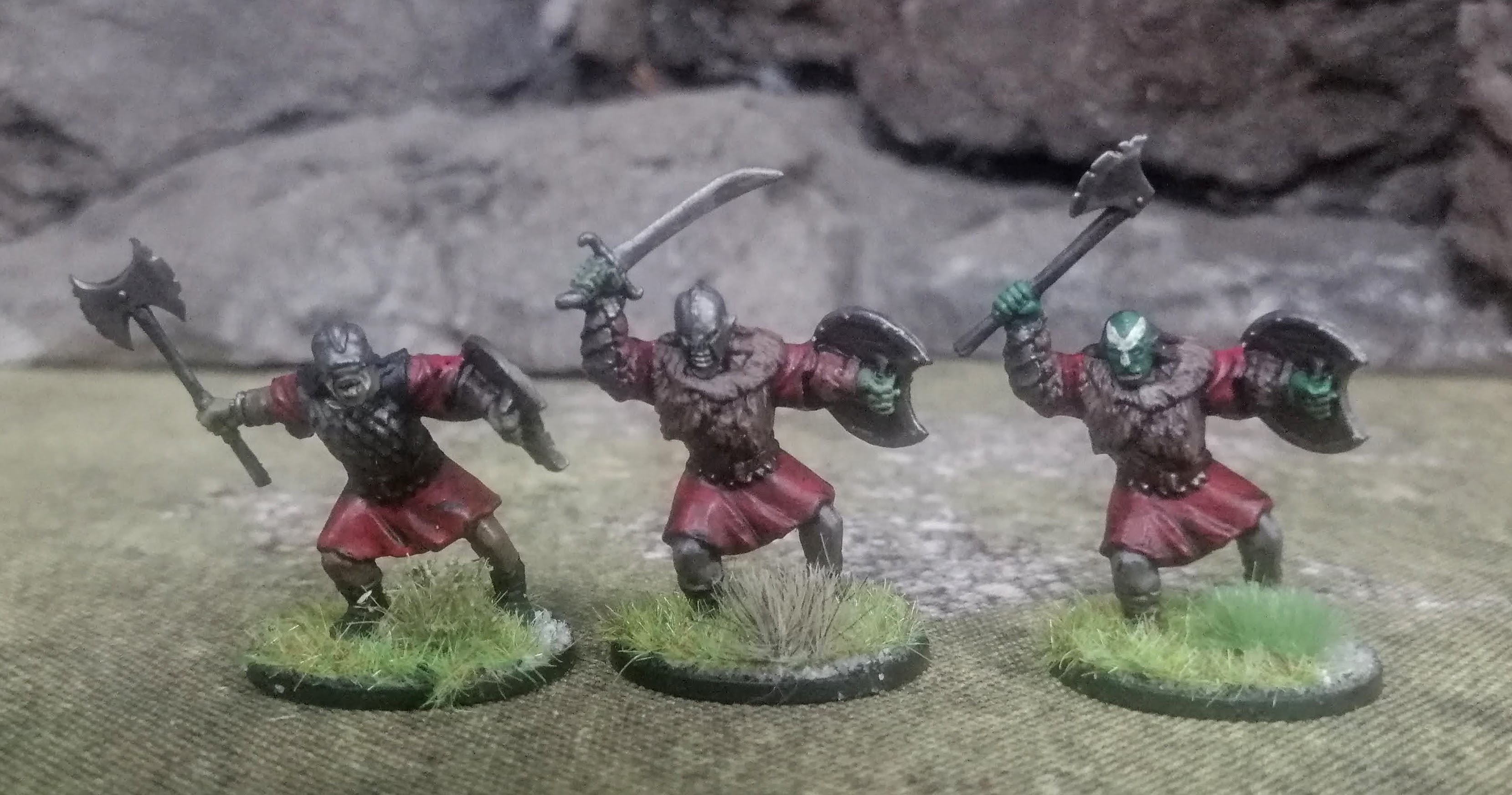 Bloodbeard's Garage: Oathmark: Goblin warriors and troll