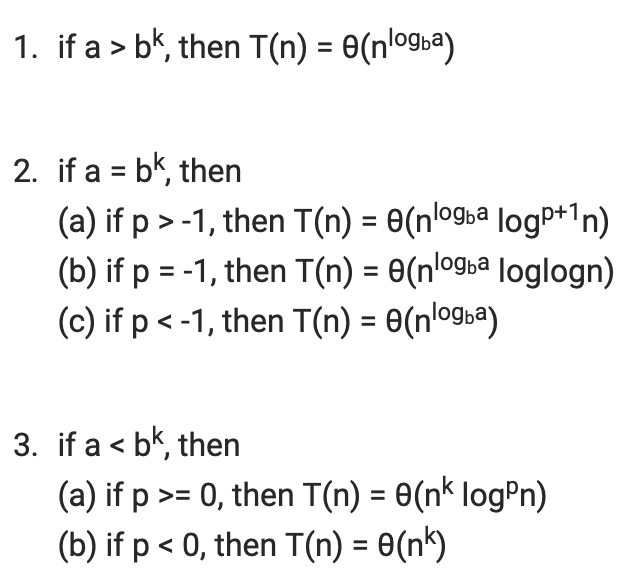 Computer Notes 2: Master Theorem