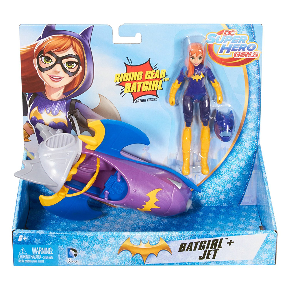 DC Super Hero Girls Batgirl Action Figures Riding Gear Jet Doll | The ...