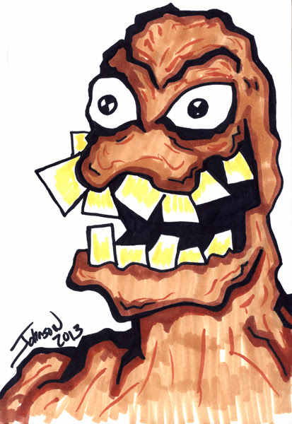 Ahhh! Monsters: 31 Monsters in 31 Days: Monster 9 - Mr. Teeth