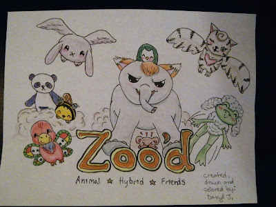 Zoo'd Animal Friends: Free Coloring Page