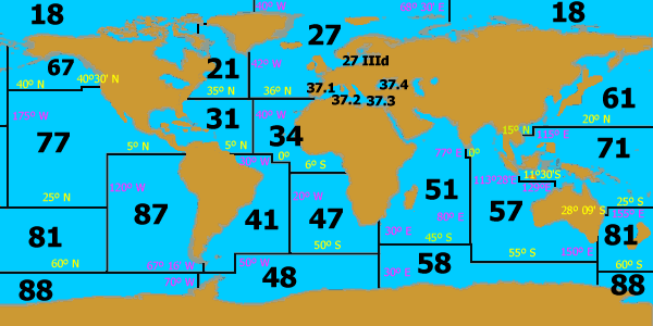 ARANTXA & Fish: La FAO. y las Zonas de captura de pescado.