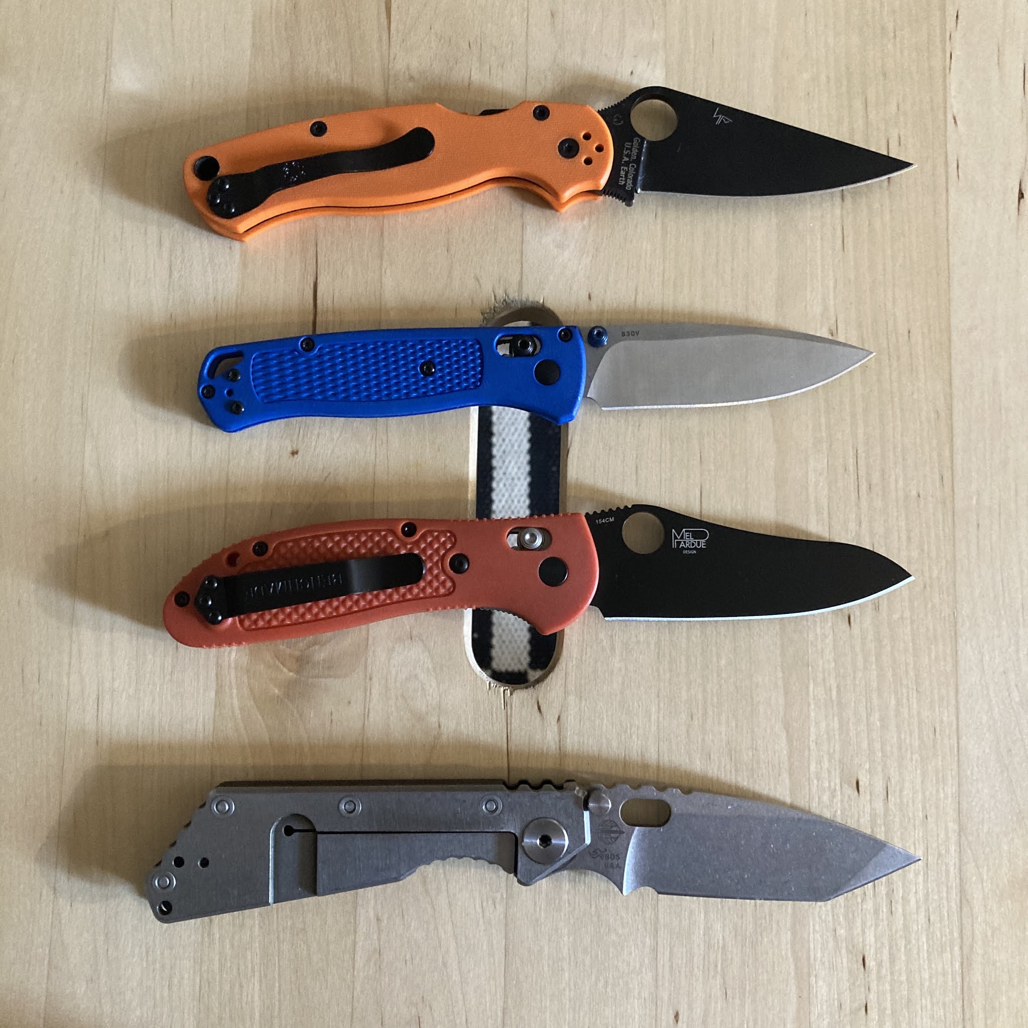 Counterfeit Knife Reviews: Spyderco PM2, Benchmade Bugout, Benchmade ...